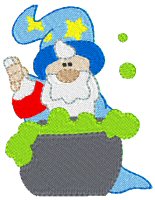 Wizards Embroidery Designs - Bunnycup Embroidery