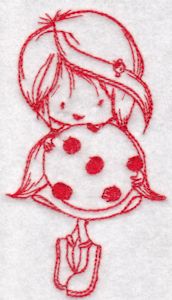 Wryn Redwork Three Embroidery Designs - Bunnycup Embroidery