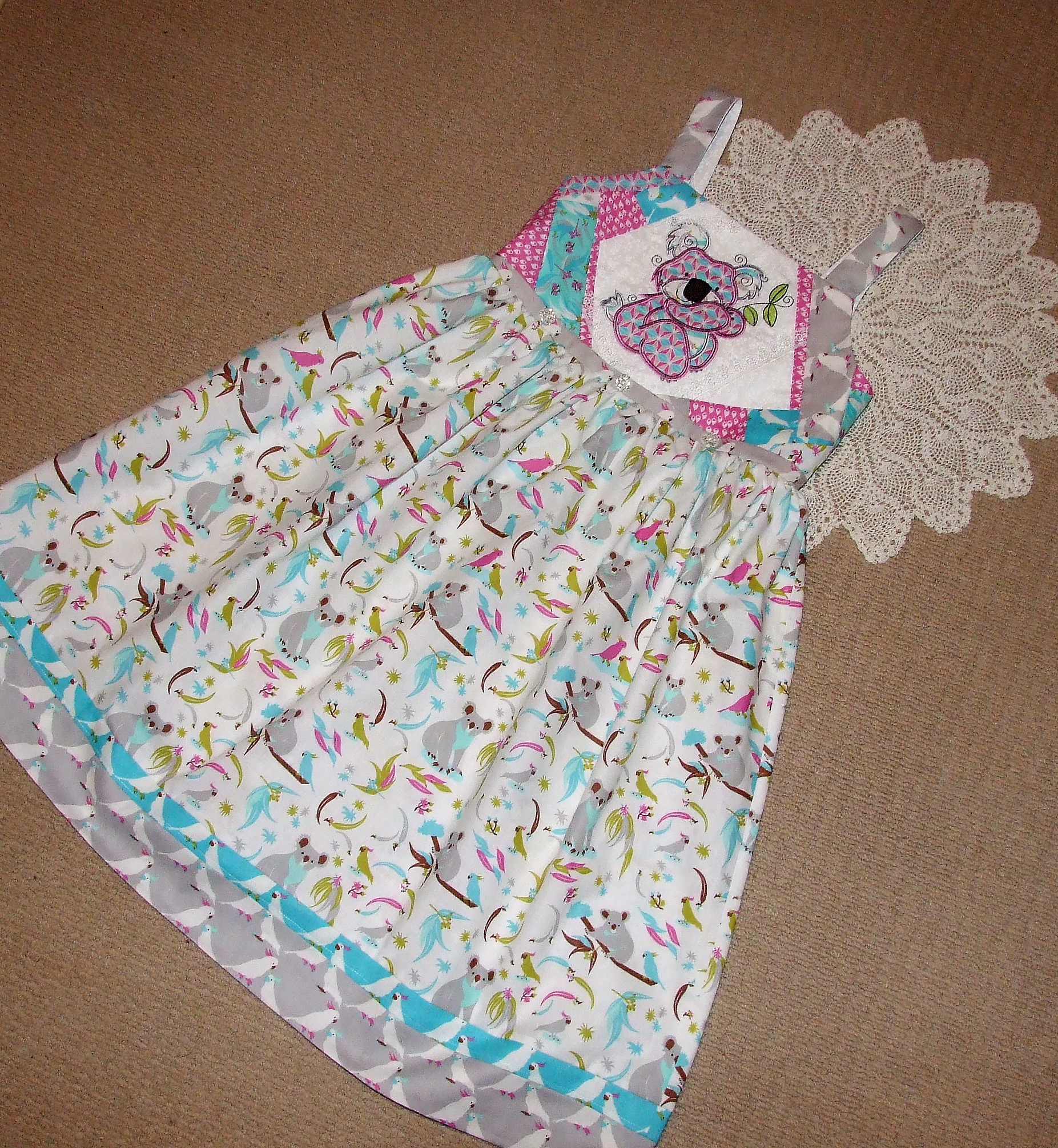 Bunnycup Embroidery | Katie Koala Dress