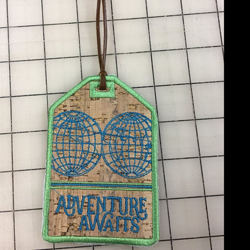 Luggage Tags Applique Applique Embroidery Designs - Bunnycup Embroidery